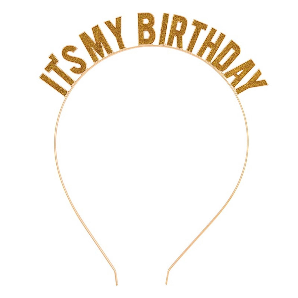 Gold "It's My Birthday" Headband – Annie's Blue Ribbon General Store