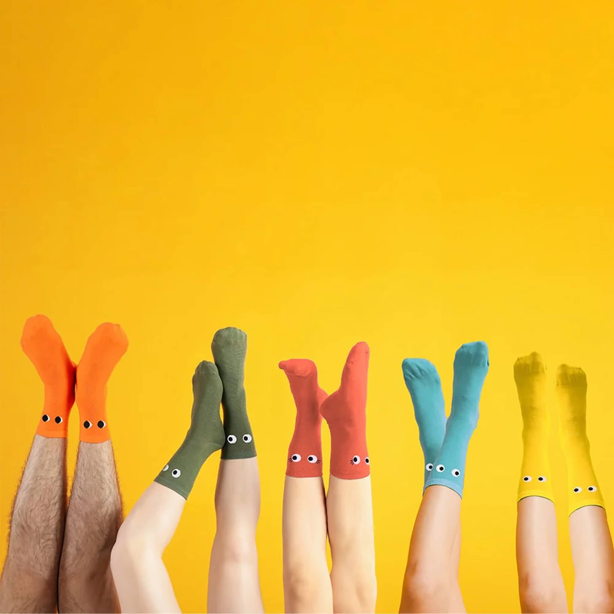 Colorful Eye Socks (Set of 5 Pairs) – Annie's Blue Ribbon General Store