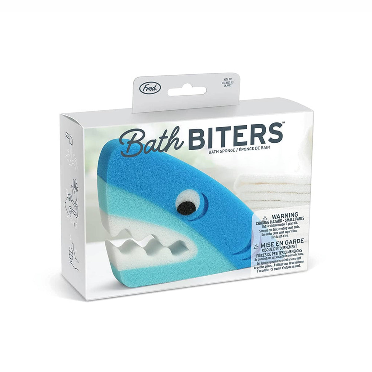 Shark Bath Biters Kids Bath Sponge – Annie's Blue Ribbon General Store