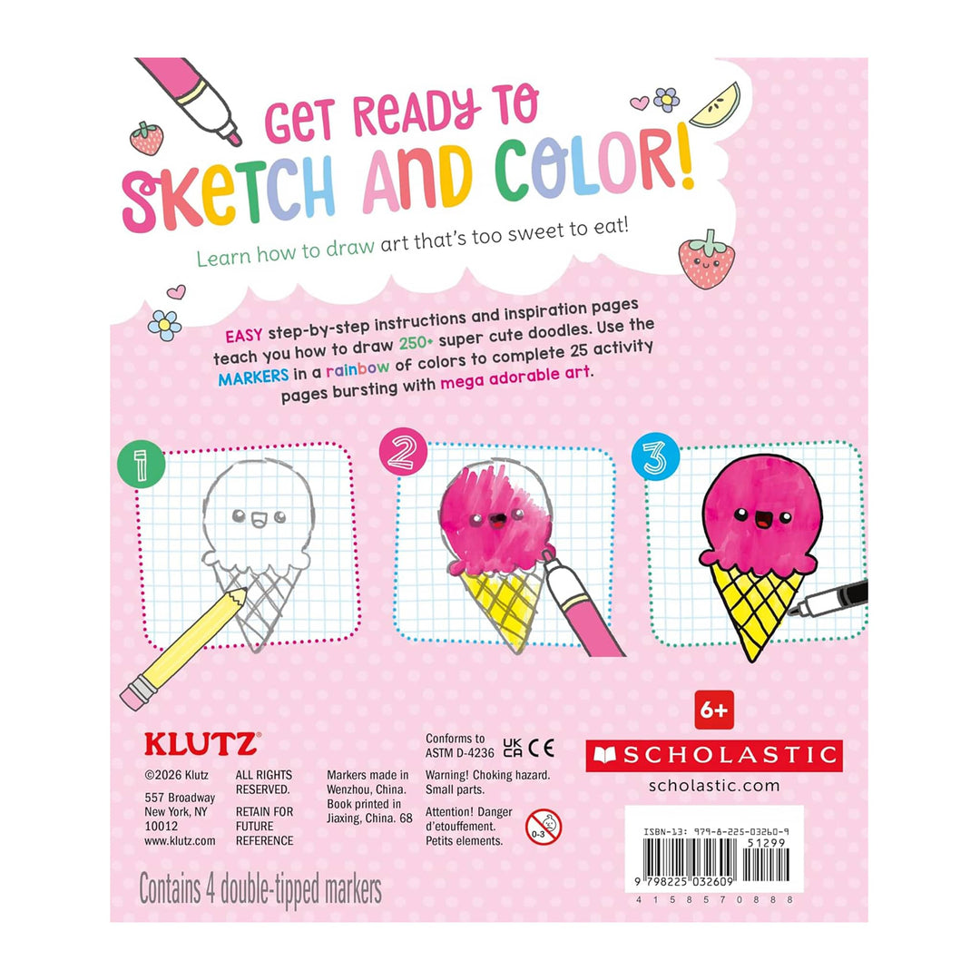 Klutz Super Cute Sketchbook – Annie's Blue Ribbon General Store