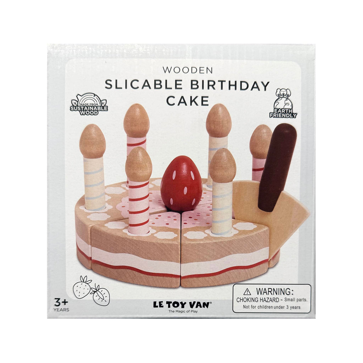 Le Toy Van Wood Sliceable Birthday Cake – Annie's Blue Ribbon General Store