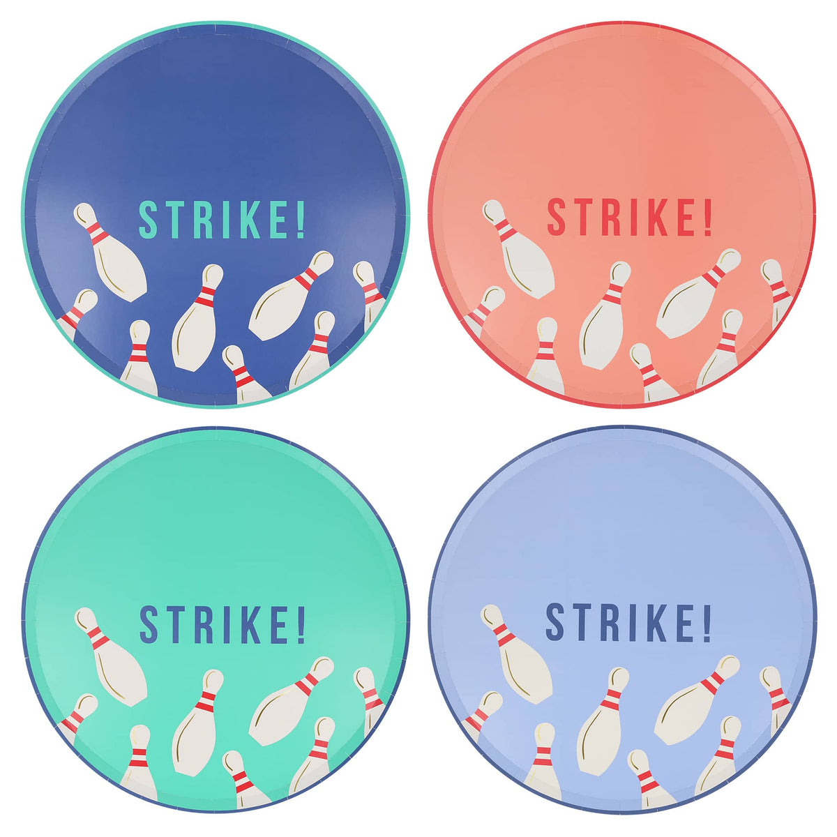 Meri Meri Bowling Dinner Plates (Pack of 8) – Annie's Blue Ribbon ...