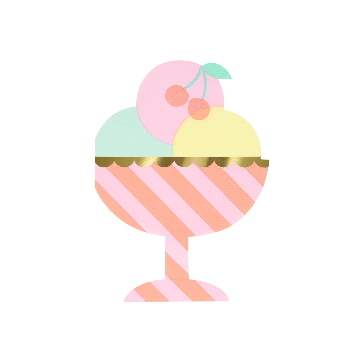 Meri Meri Ice Cream Sundae Napkins (Pack of 16) – Annie's Blue Ribbon ...