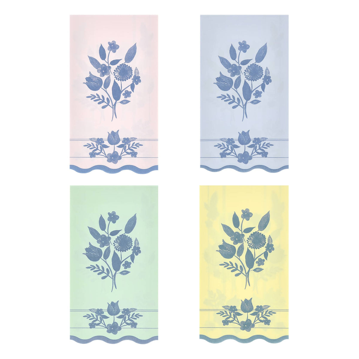Meri Meri Vintage Botanical Guest Towels (Pack of 16) – Annie's Blue ...