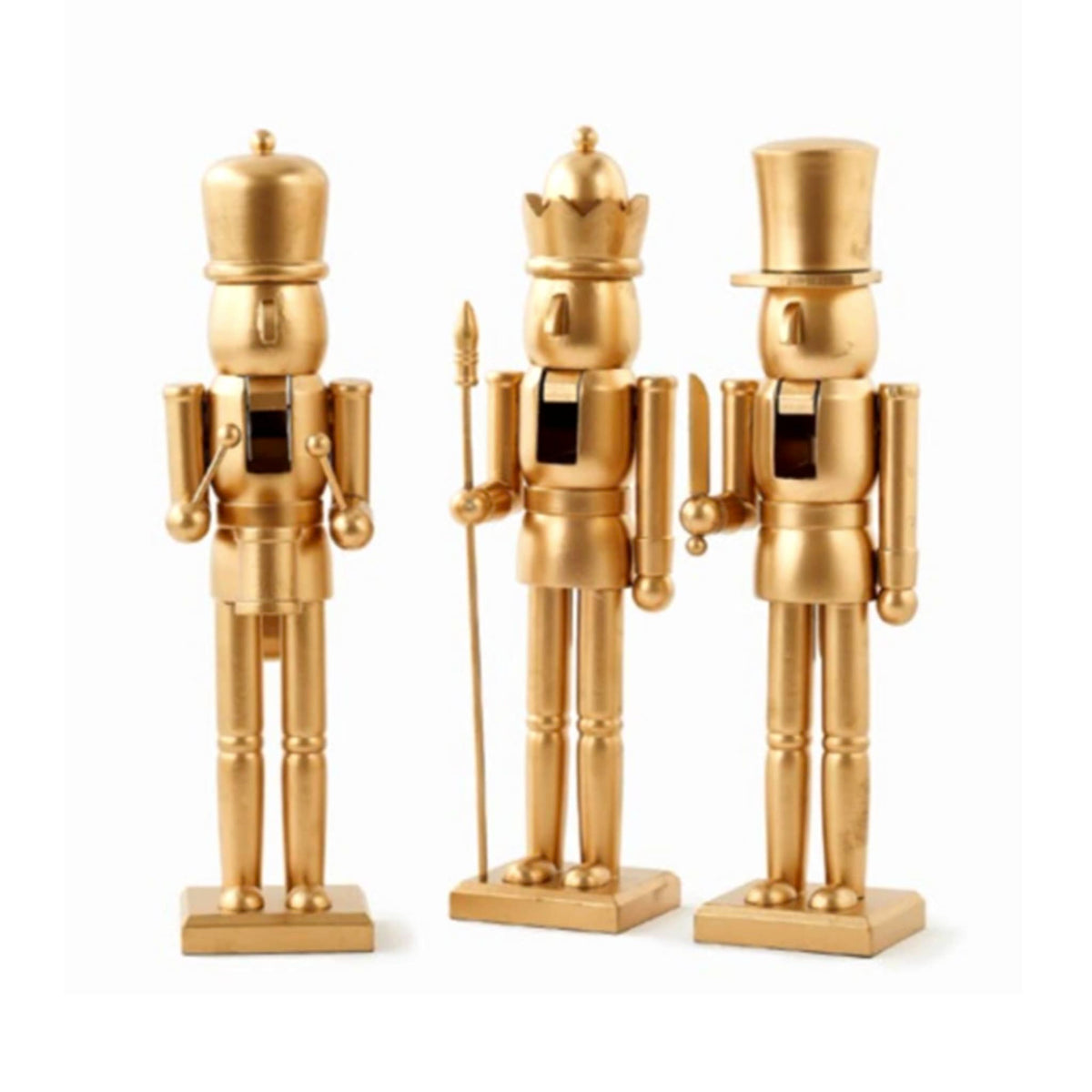 Gold Nutcracker Figure (3 Styles) – Annie's Blue Ribbon General Store