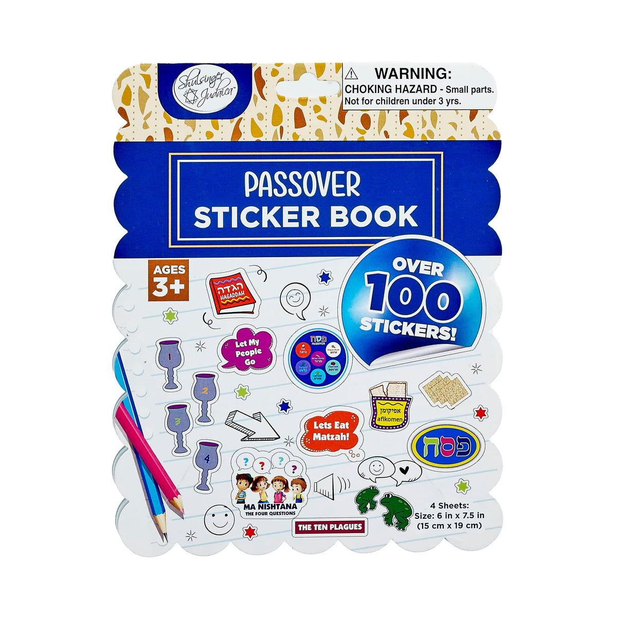 Passover Sticker Book 100 Stickers – Annie's Blue Ribbon General Store